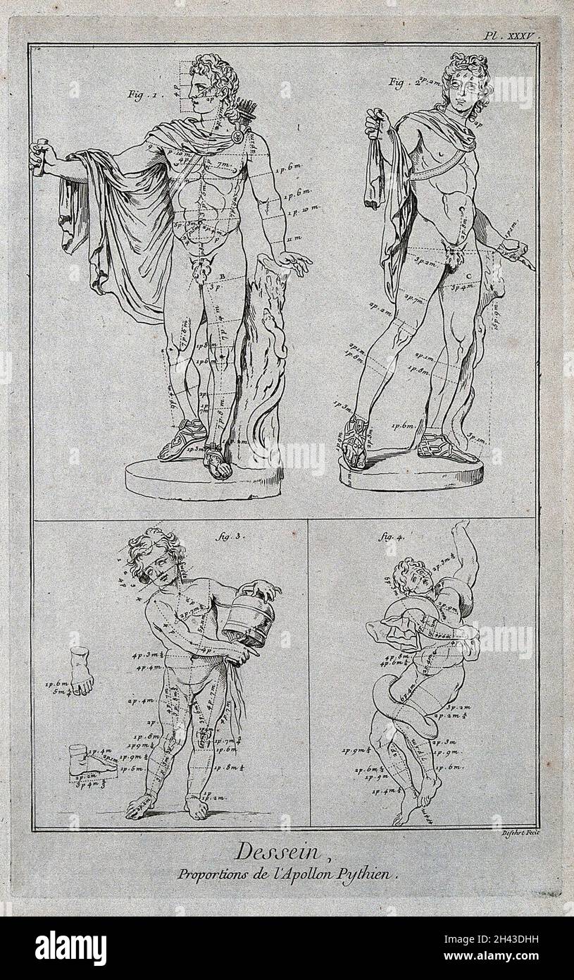 Apollon belvedere gravure Banque de photographies et d’images à haute ...