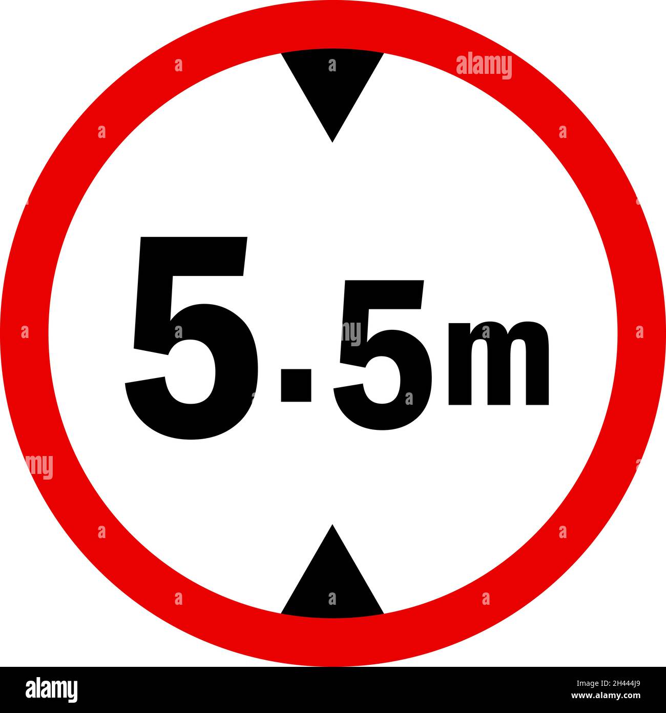 Panneau de limite de vitesse ferroviaire Banque d'images vectorielles ...