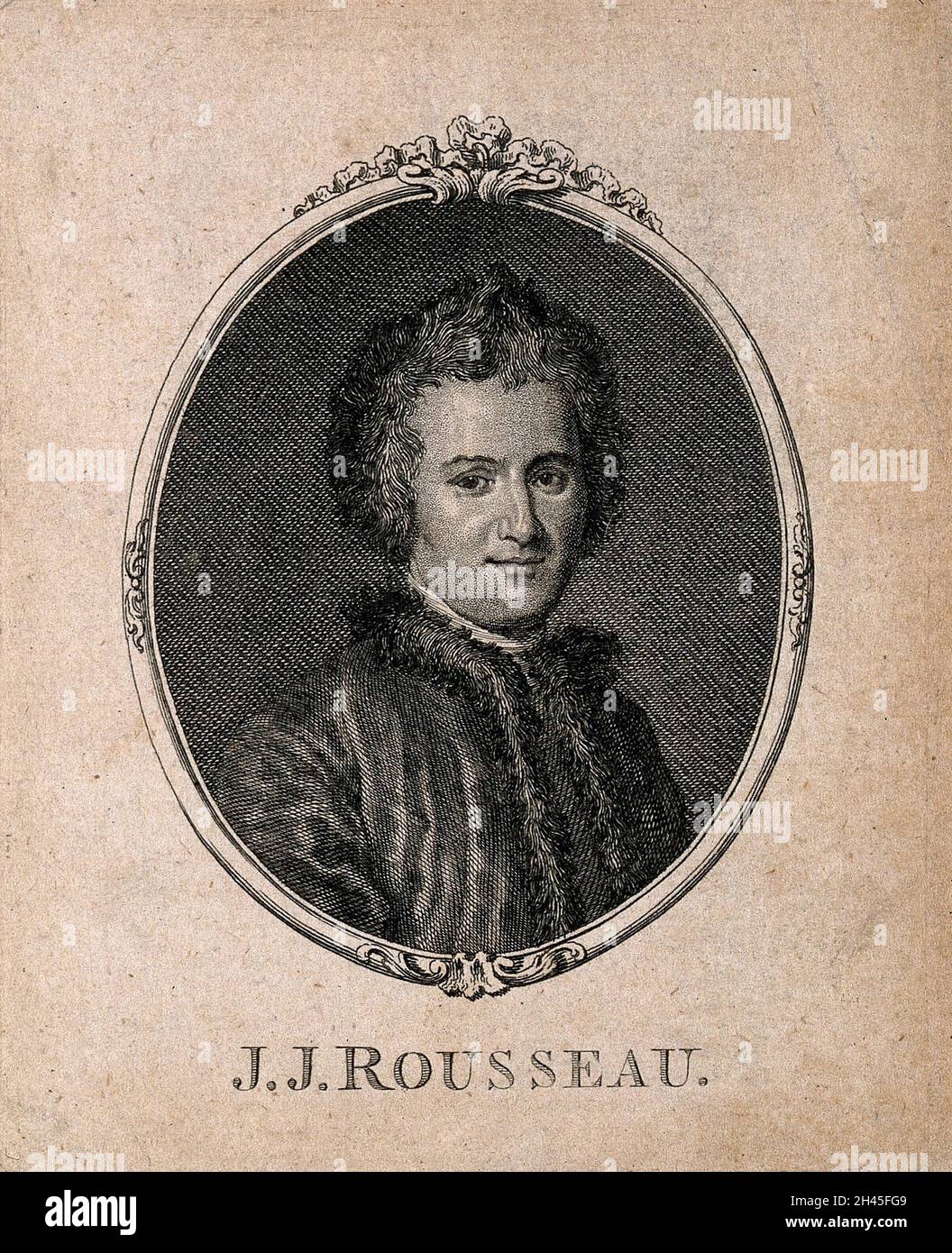 Jean jacques rousseau gravure Banque de photographies et d’images à ...