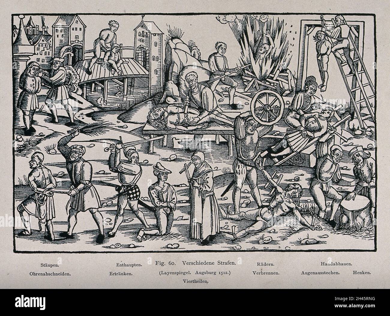 Diverses formes de mutilation et de torture, y compris le fléau, la ...