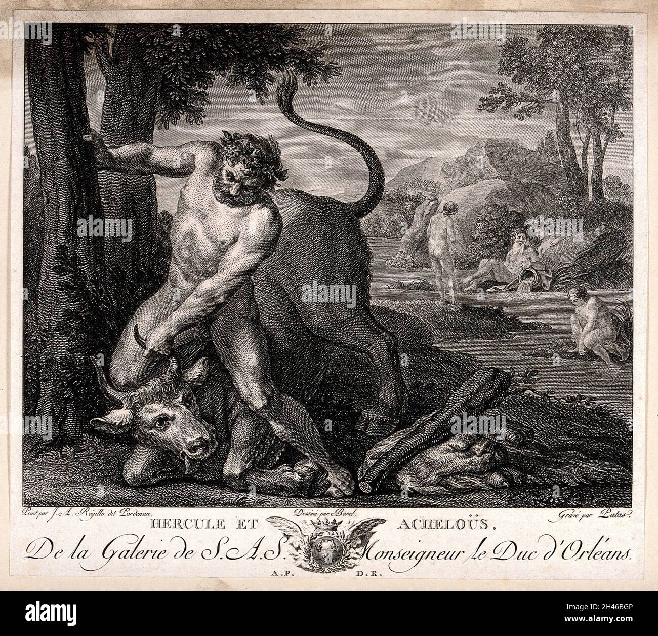 Achelous And Hercules Banque d'image et photos - Alamy
