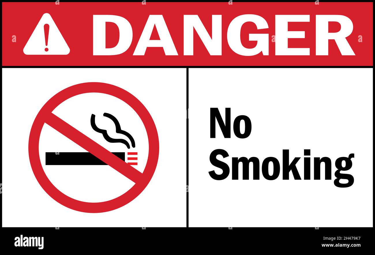 Symbols warning cigarette Banque de photographies et d’images à haute ...