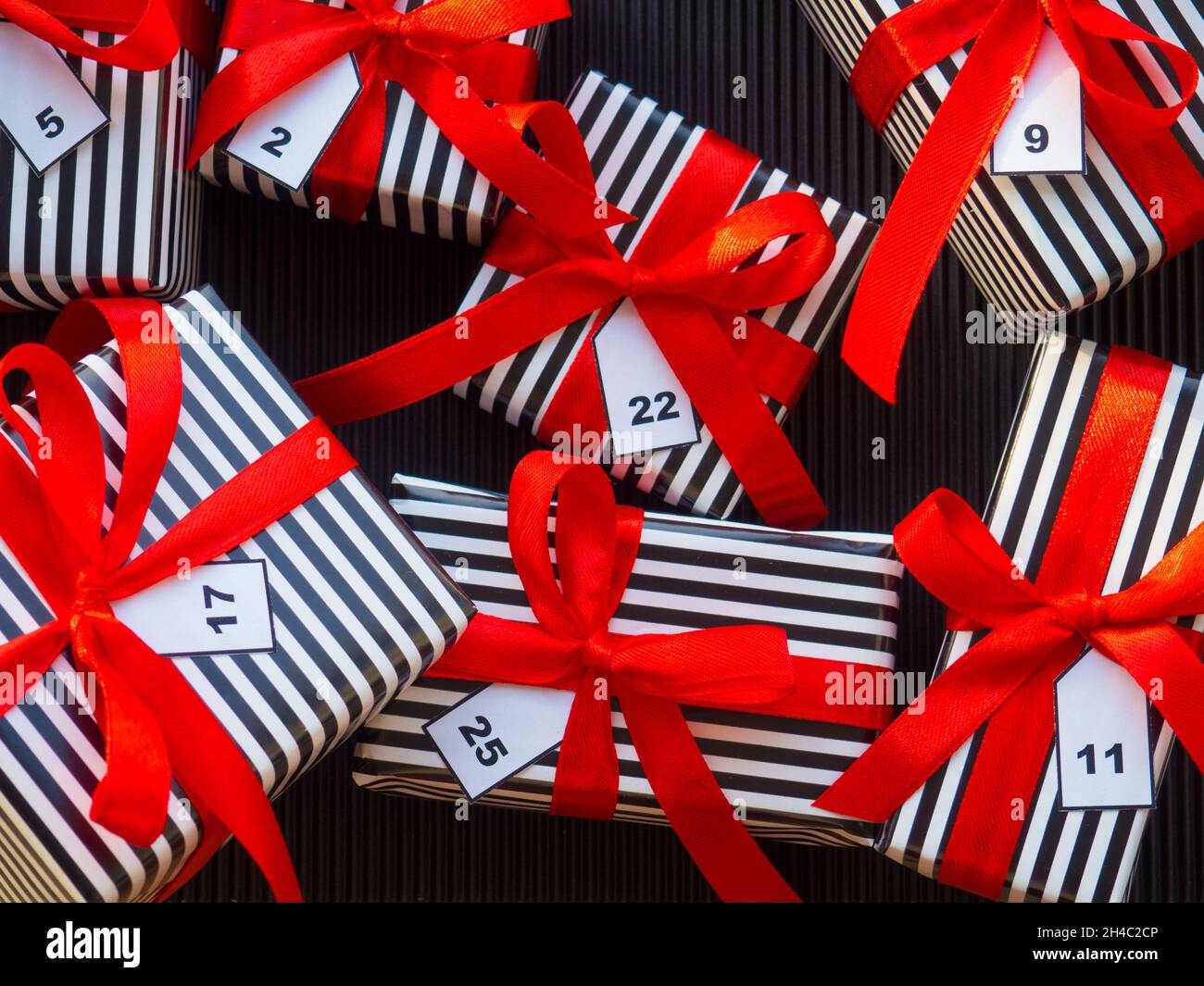 Calendrier de l'avent traditionnel Banque de photographies et d’images ...