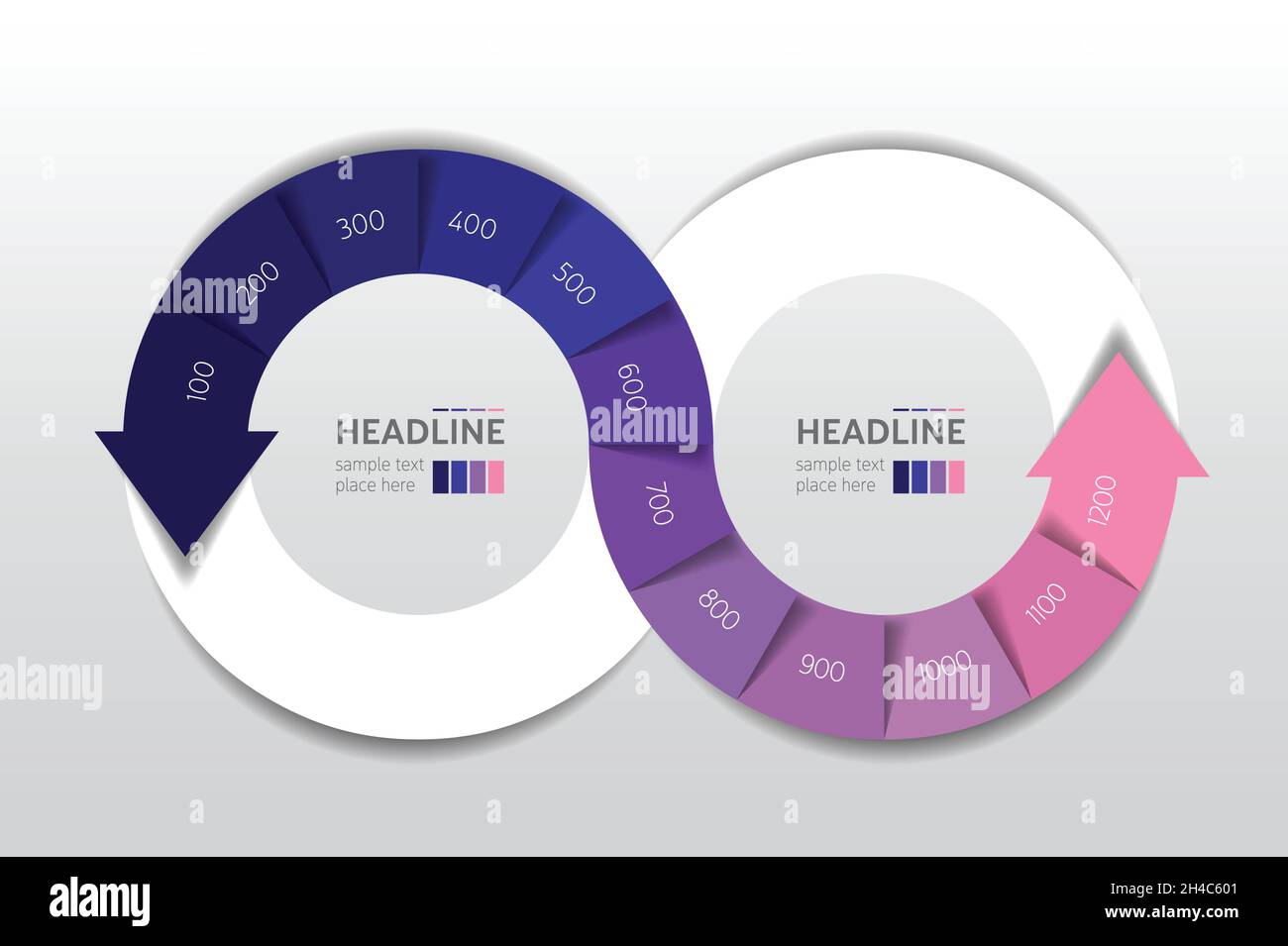 DevOps, infographie sur l'infini.modèle d'options à 2 étapes, schéma ...