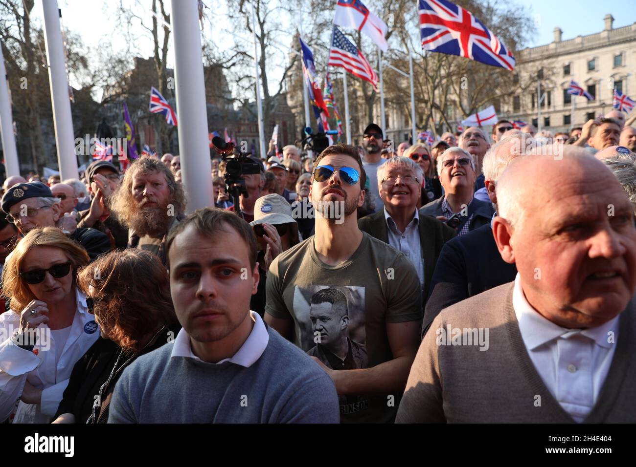 Pendant la marche pour quitter la protestation Banque de photographies ...