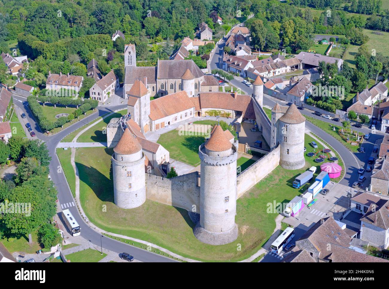 France, Seine et Marne, Blandy les Tours, Château de Blandy les tours ...