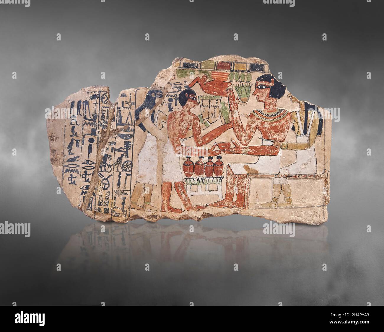 Art egyptien fresques peintes Banque de photographies et d’images à ...