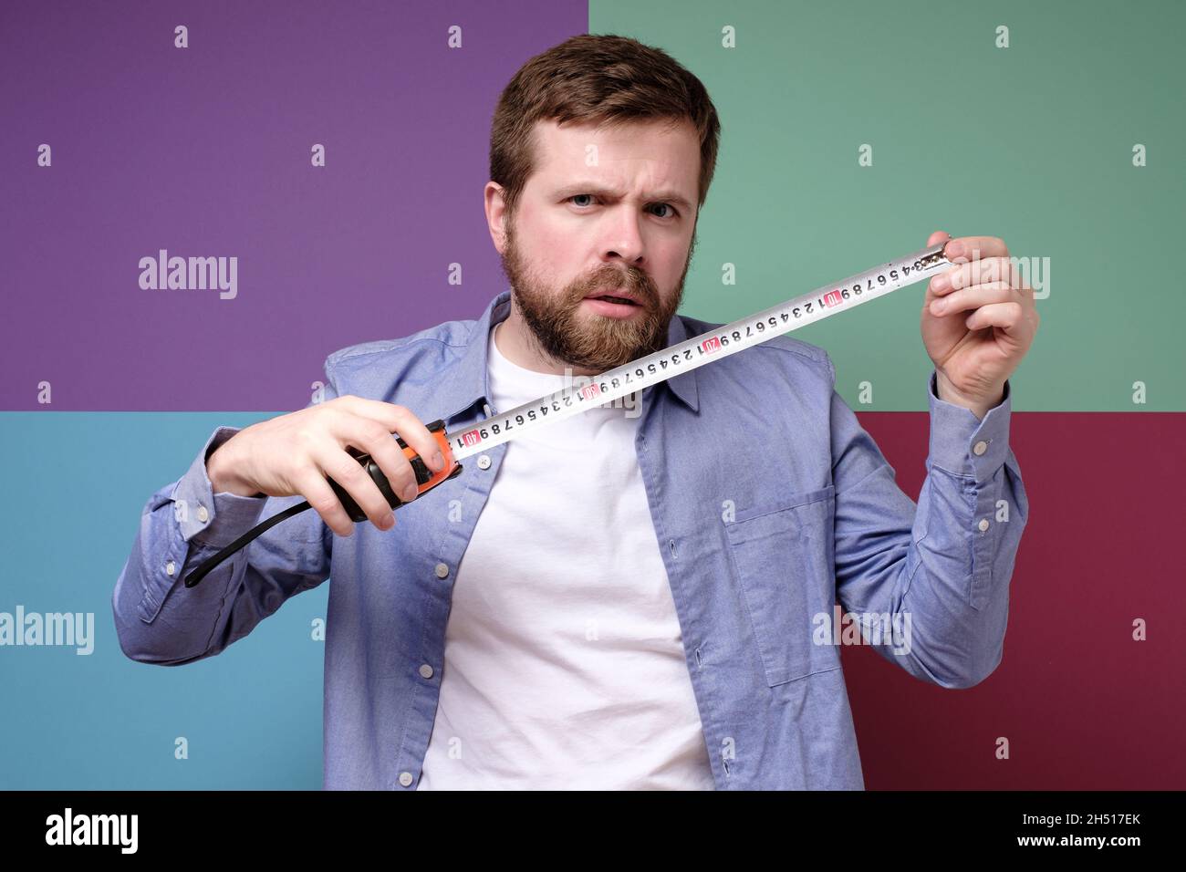 Bonhomme blanc perplexe Banque de photographies et d’images à haute ...