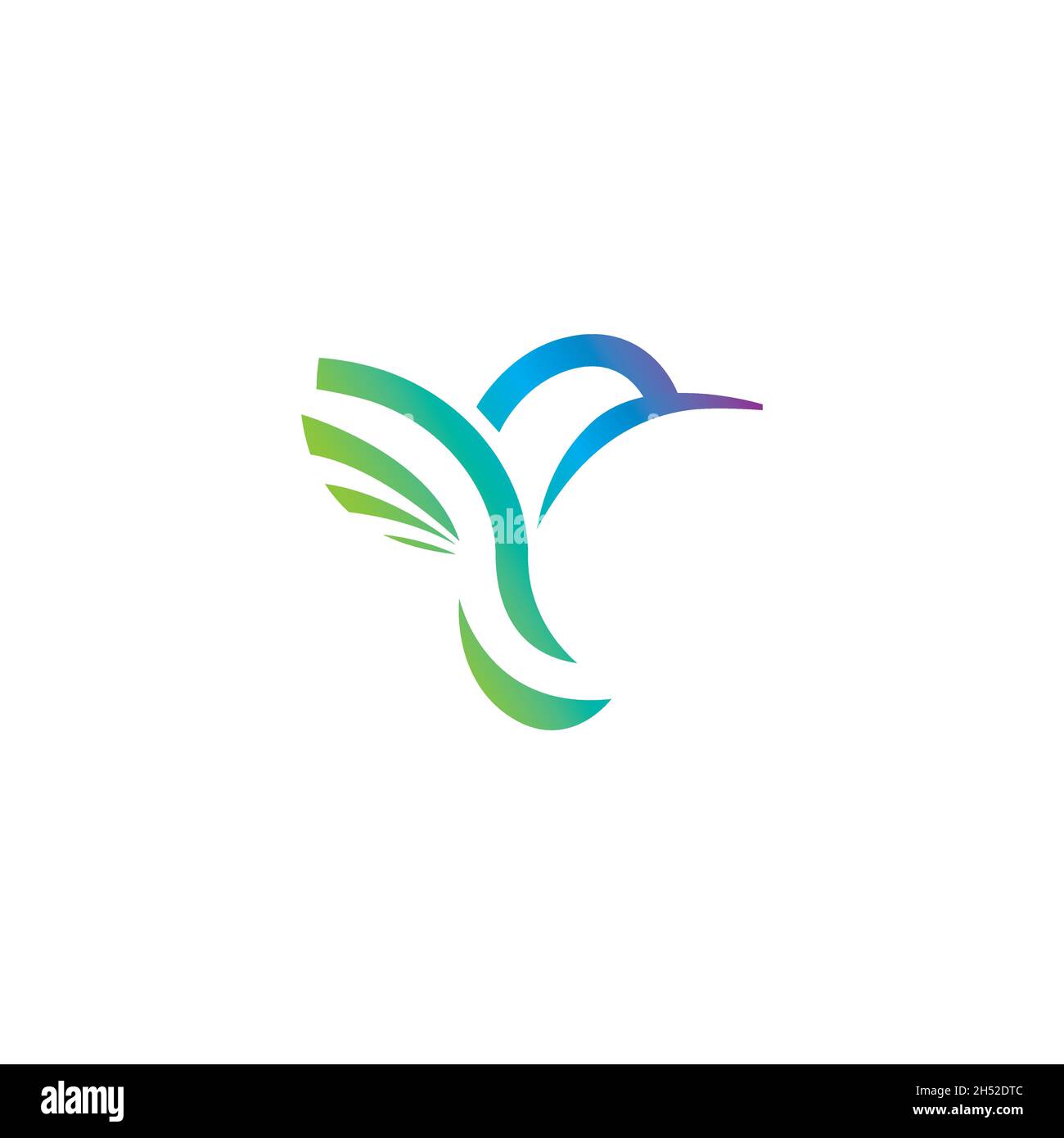 Symbole de colibri Banque d'images vectorielles - Alamy