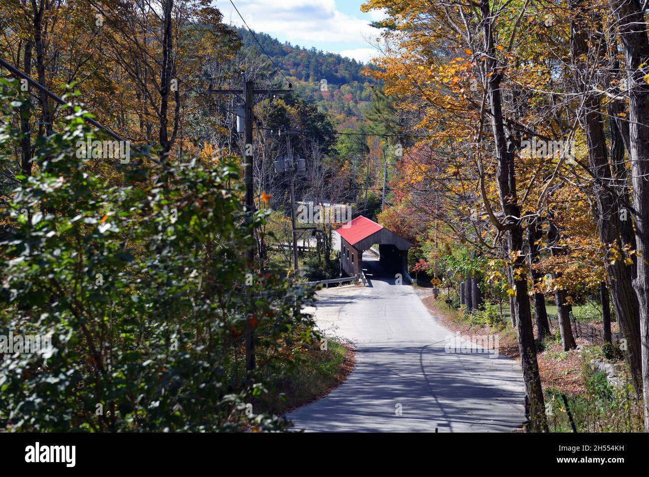 Ponts couverts de la nouvelle angleterre Banque de photographies et d ...