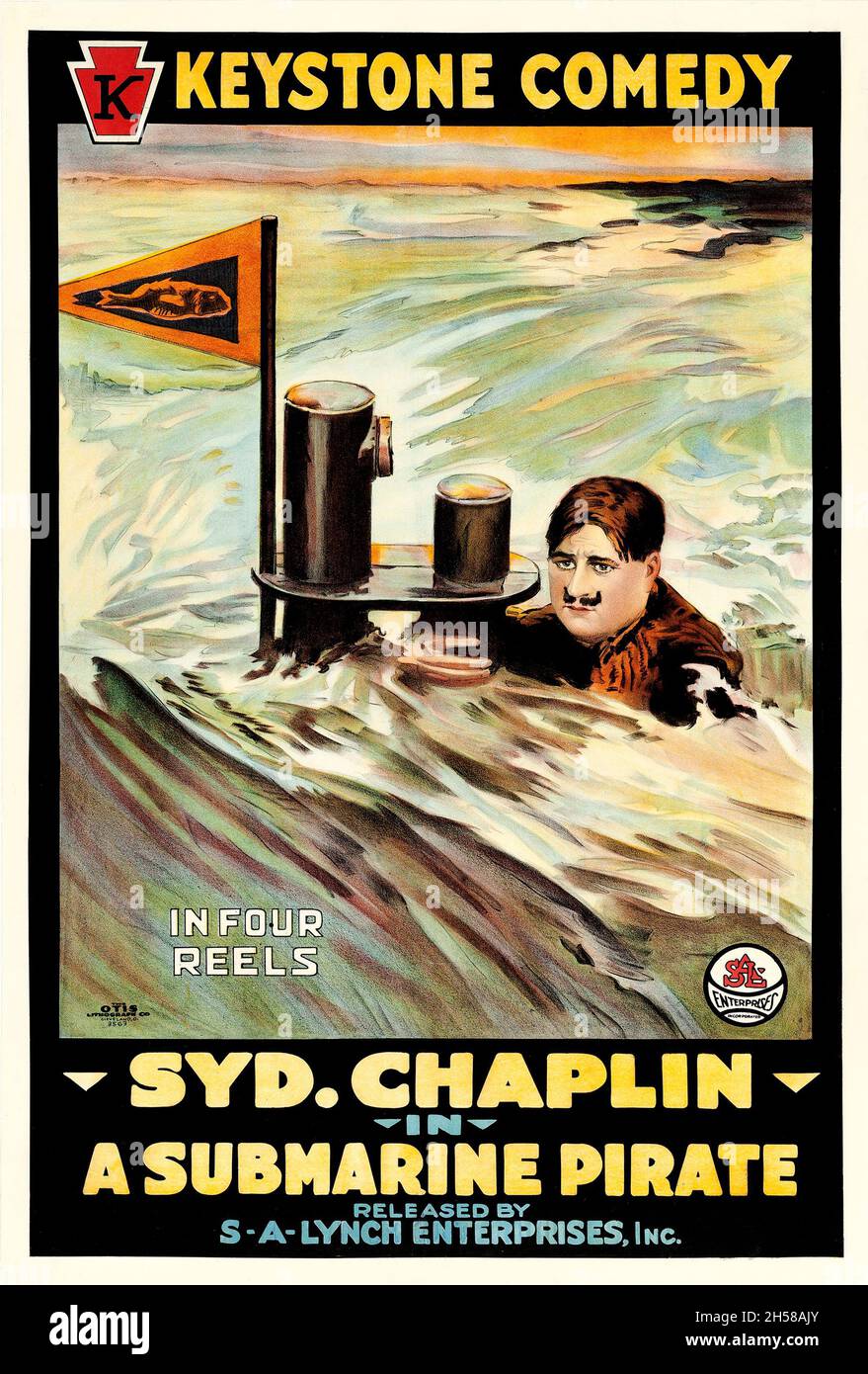 Ancien et ancien film / poster de film: Un Pirate sous-marin (Triangle ...