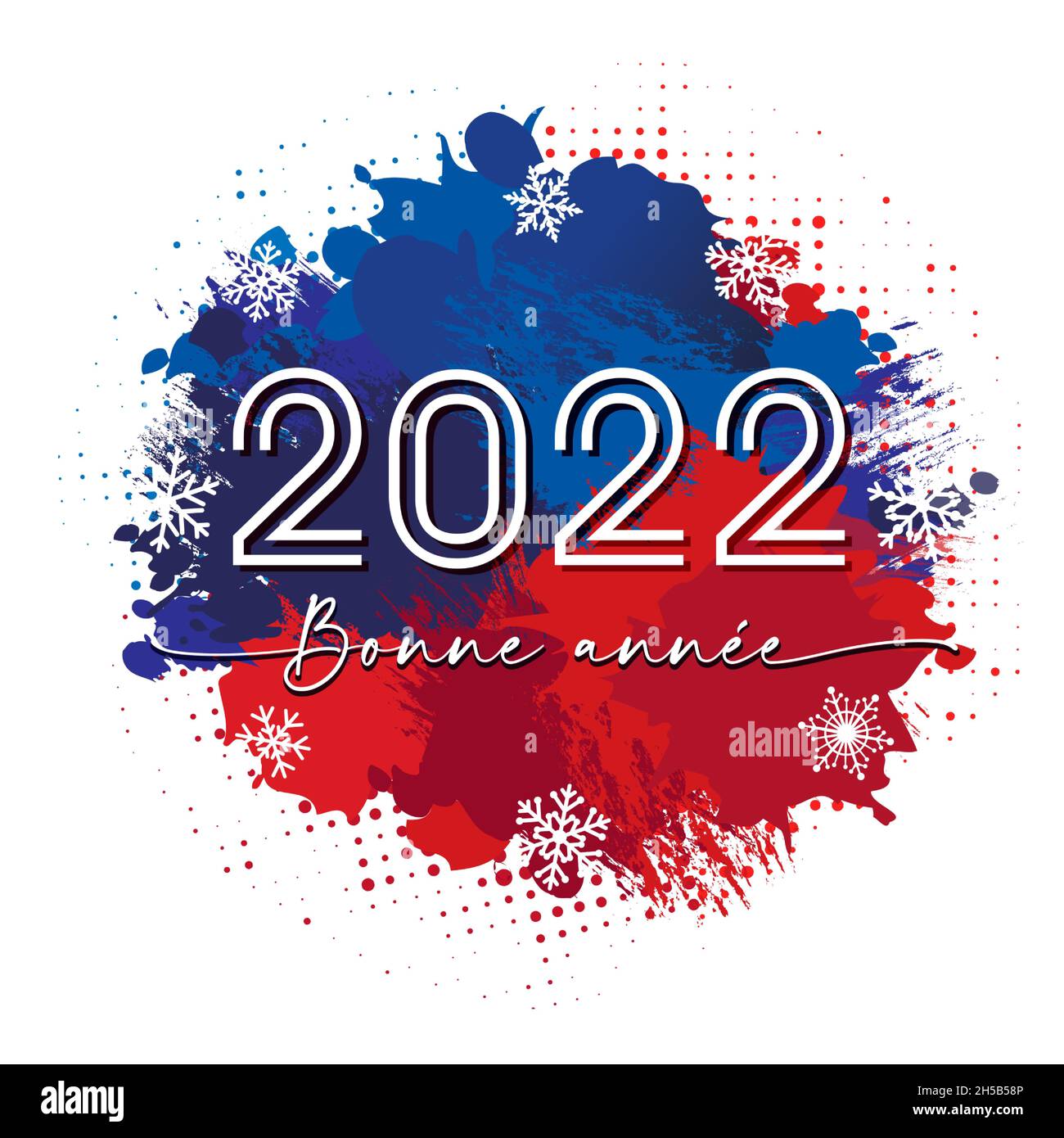 Bonne annee texte français - bonne année 2022, drapeau de grunge à la ...