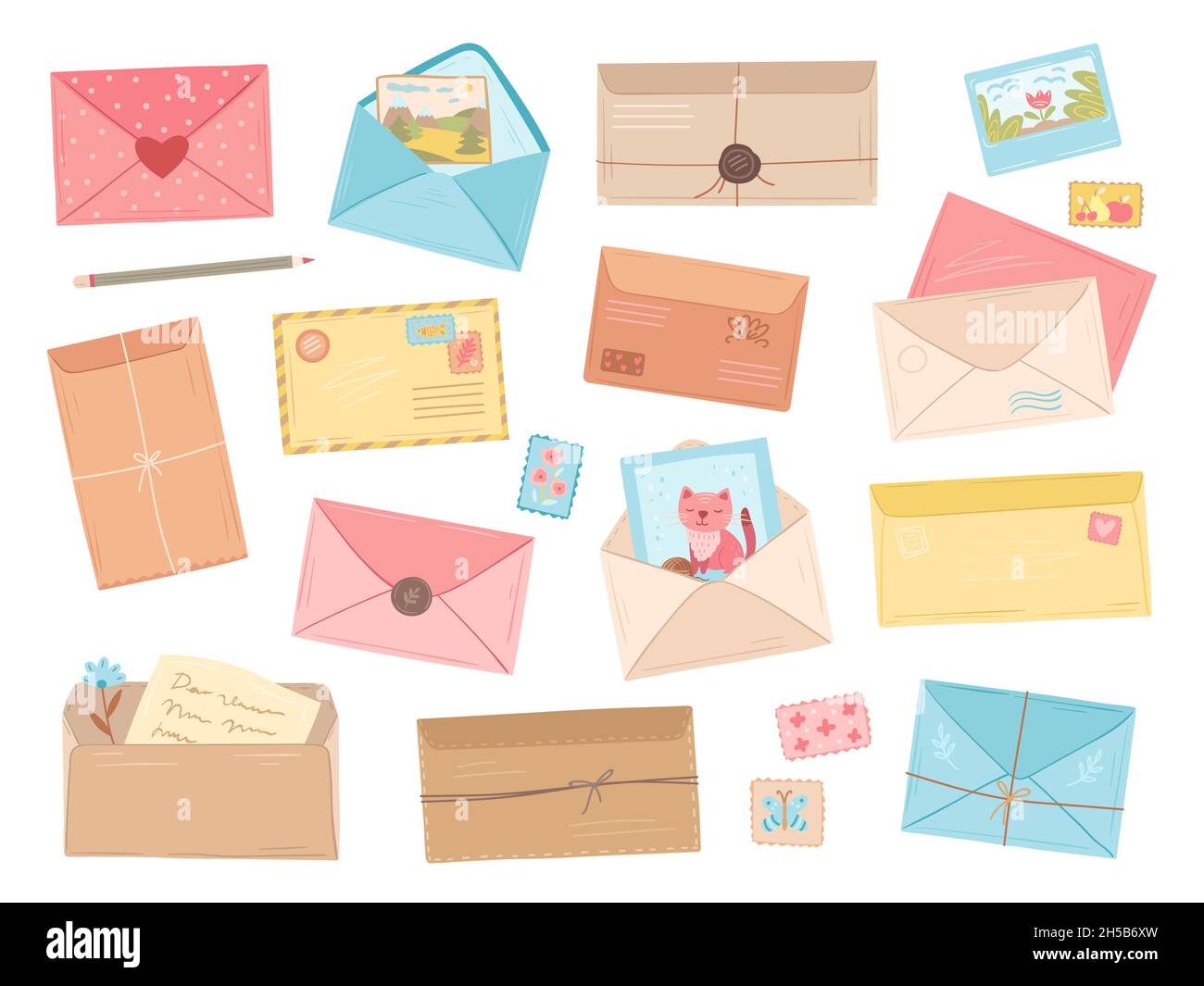 Cartas de correspondencia Banque de photographies et d’images à haute résolution - Alamy