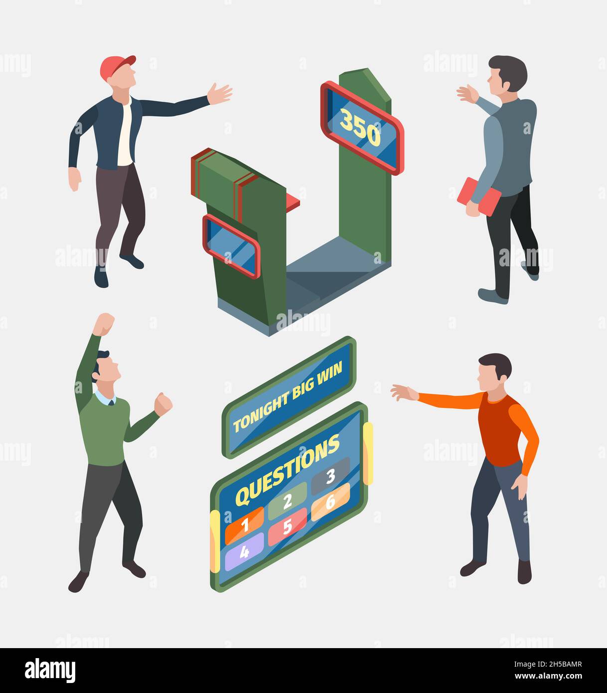 Questionnaire cartoon Banque d'images vectorielles - Alamy