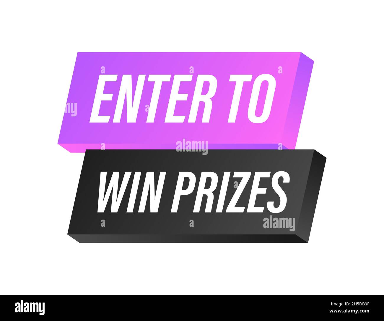 Gagner des prix texte Banque d'images vectorielles - Alamy