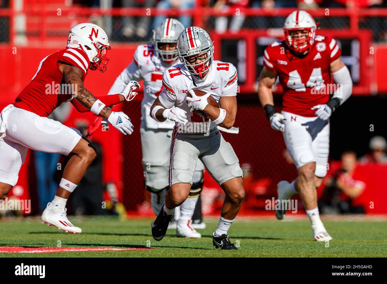 06 novembre 2021 - Lincoln, ne.États-Unis - Ohio State Buckeye grand ...