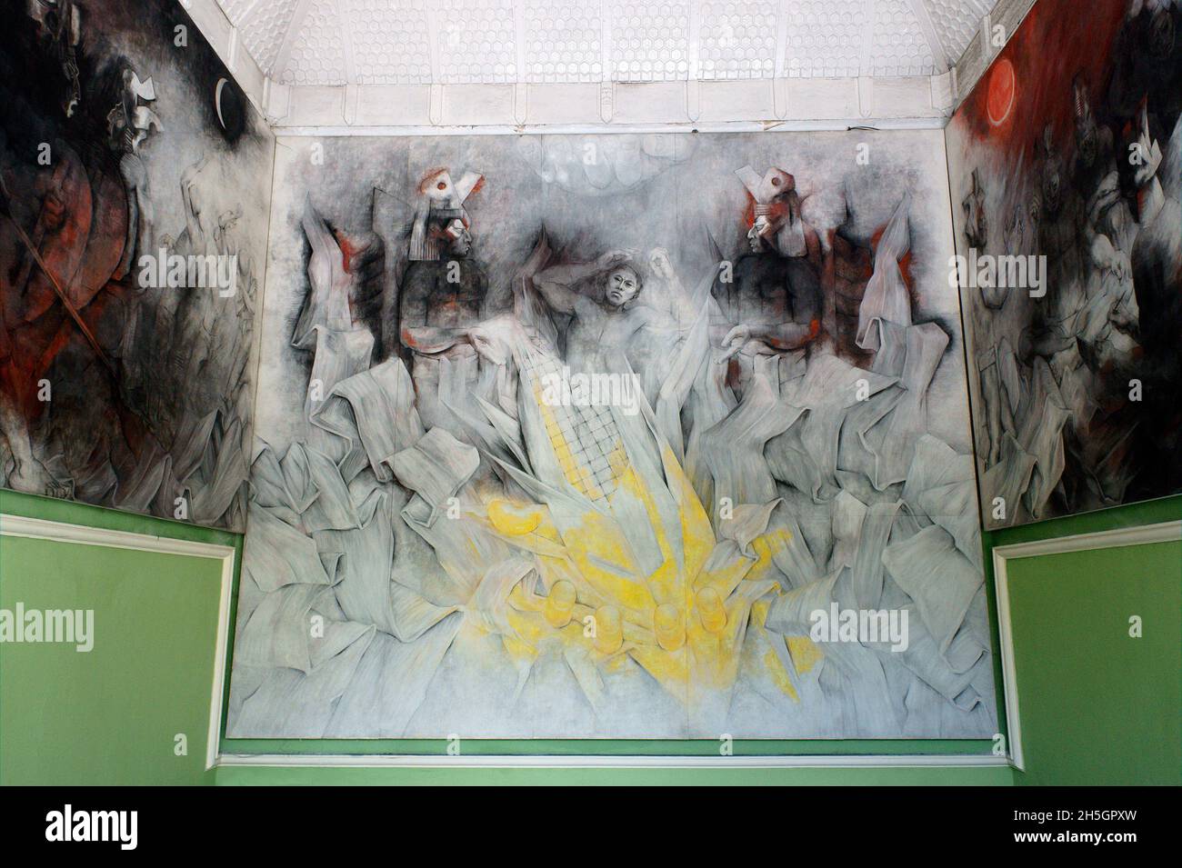 Peintures murales maya Banque de photographies et d’images à haute ...