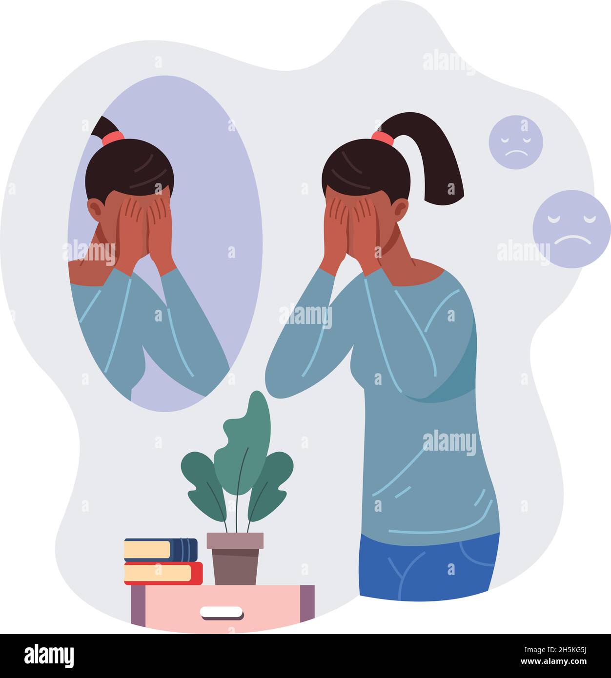 Dessin de femme qui pleure Banque d'images vectorielles - Page 2 - Alamy