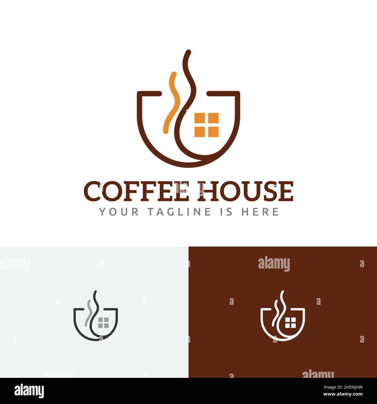 Coffee menu logo Banque de photographies et d’images à haute résolution ...