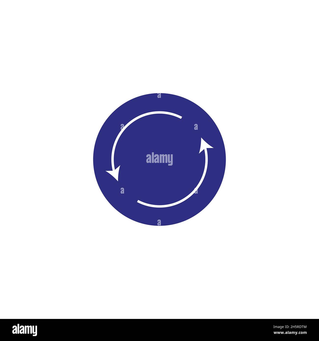 Collection Flat avec flèches dans un cercle.Icône de vecteur de flèche ...