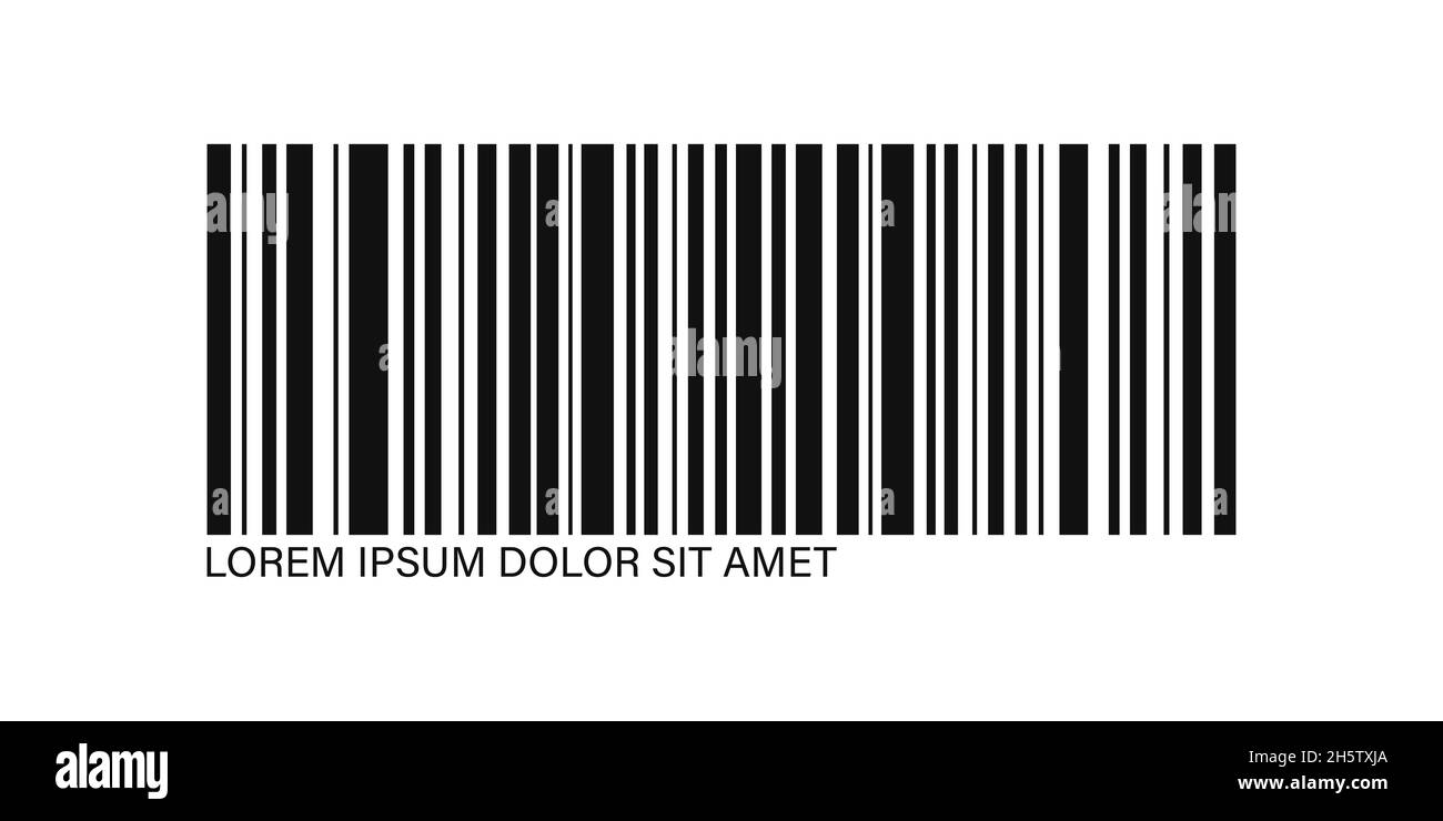 Icône de vecteur de lecture de code-barres, illustration de symbole ...