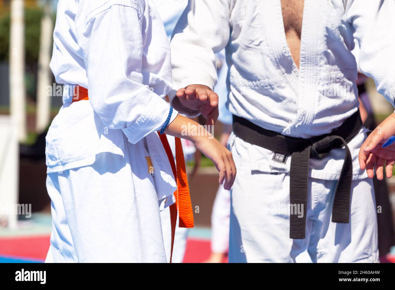 Cours d'instructeur d'arts martiaux Banque de photographies et d’images ...