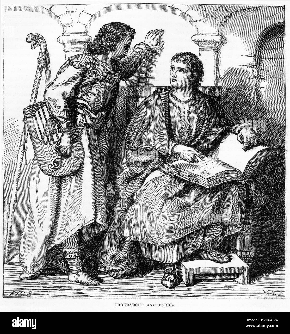 Troubadour dessin Banque de photographies et d’images à haute ...