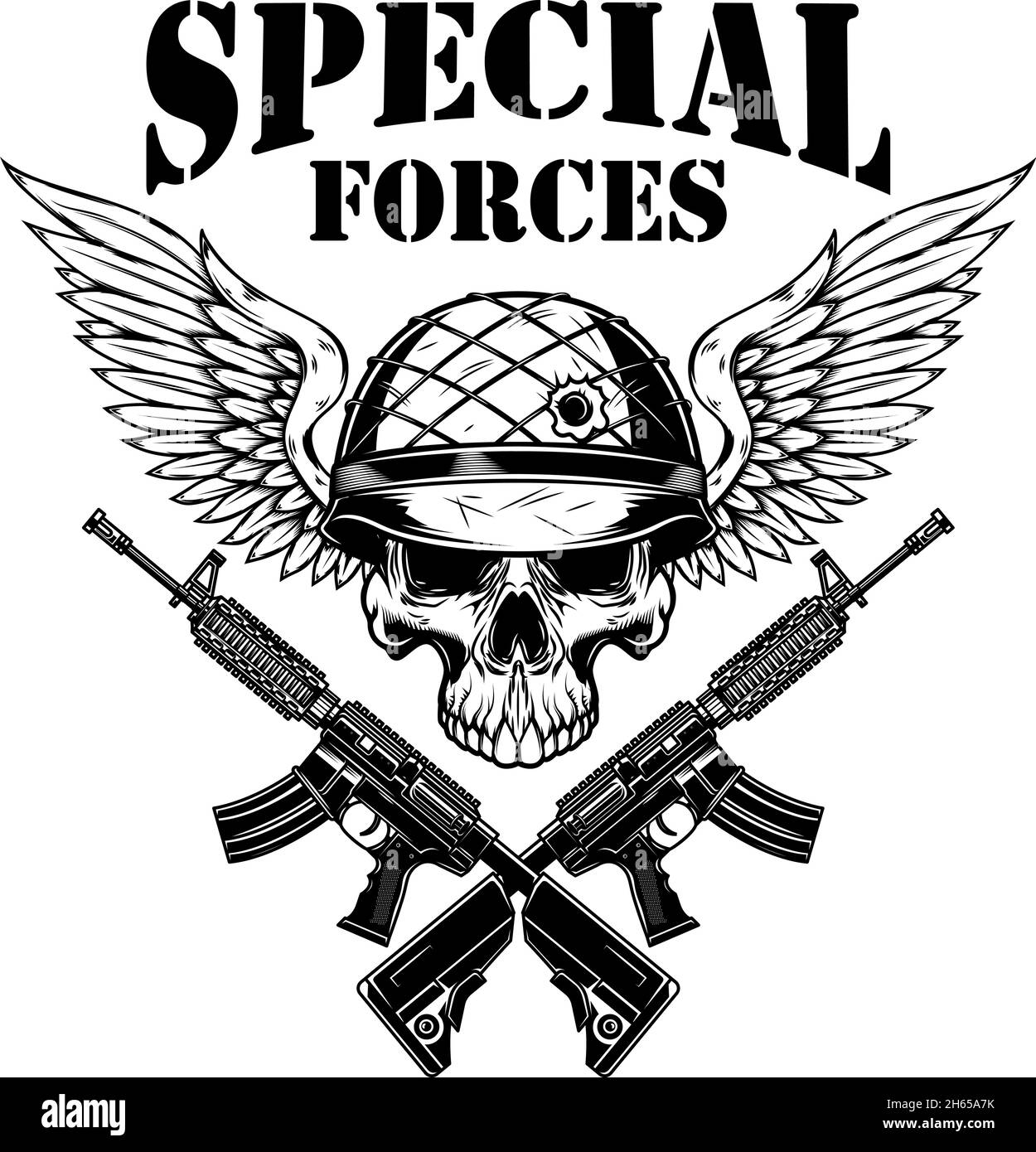 Ak47 logo Banque d'images vectorielles - Alamy