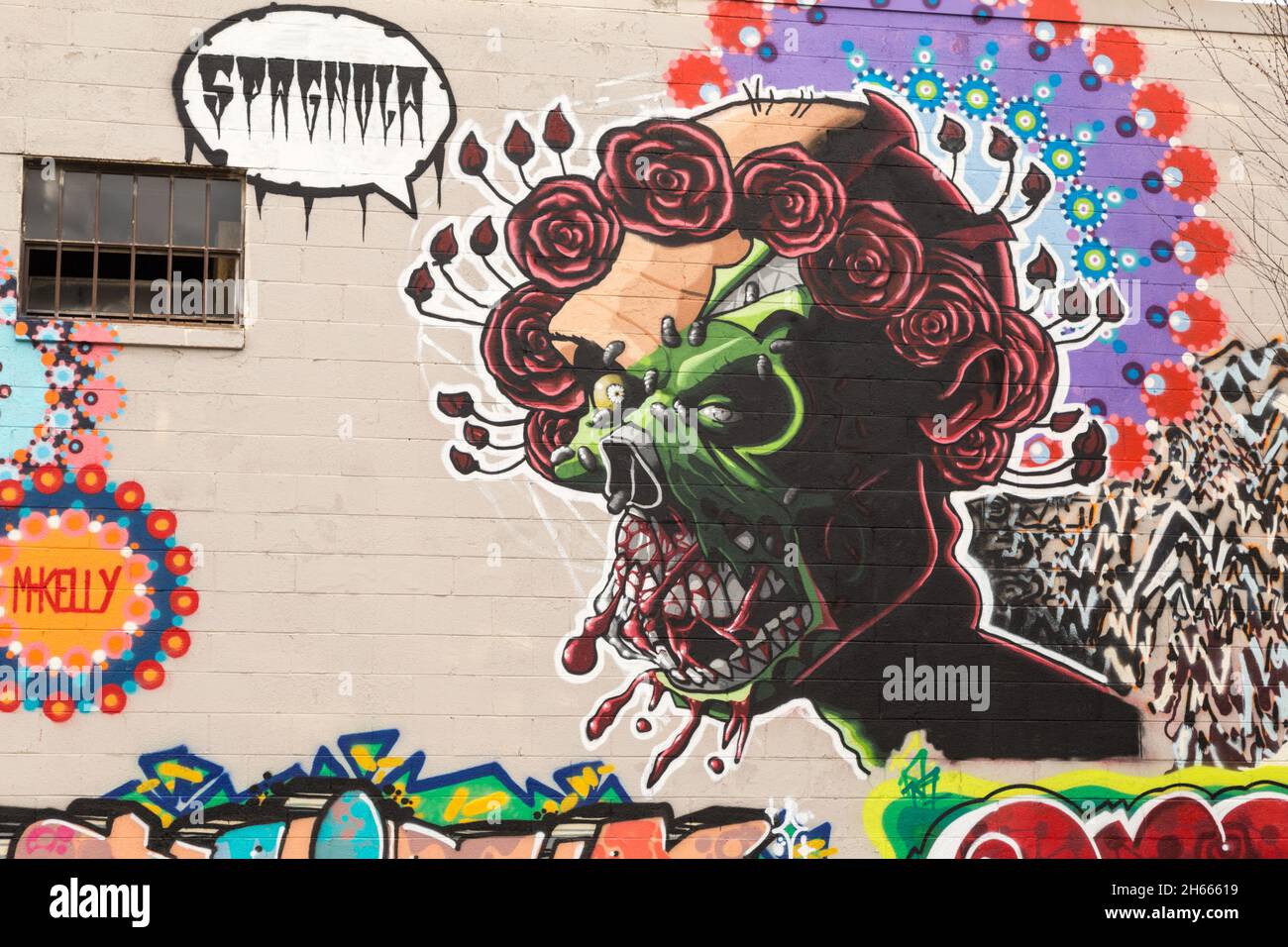 Graffiti painted truck Banque de photographies et d’images à haute résolution - Alamy