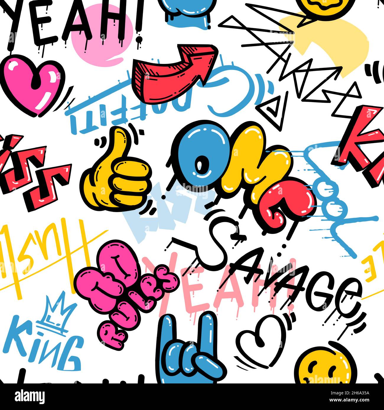 Graffiti art Banque d'images vectorielles - Alamy