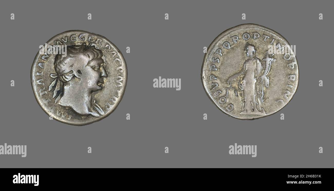 Ancienne monnaie romaine trajan Banque de photographies et d’images à ...