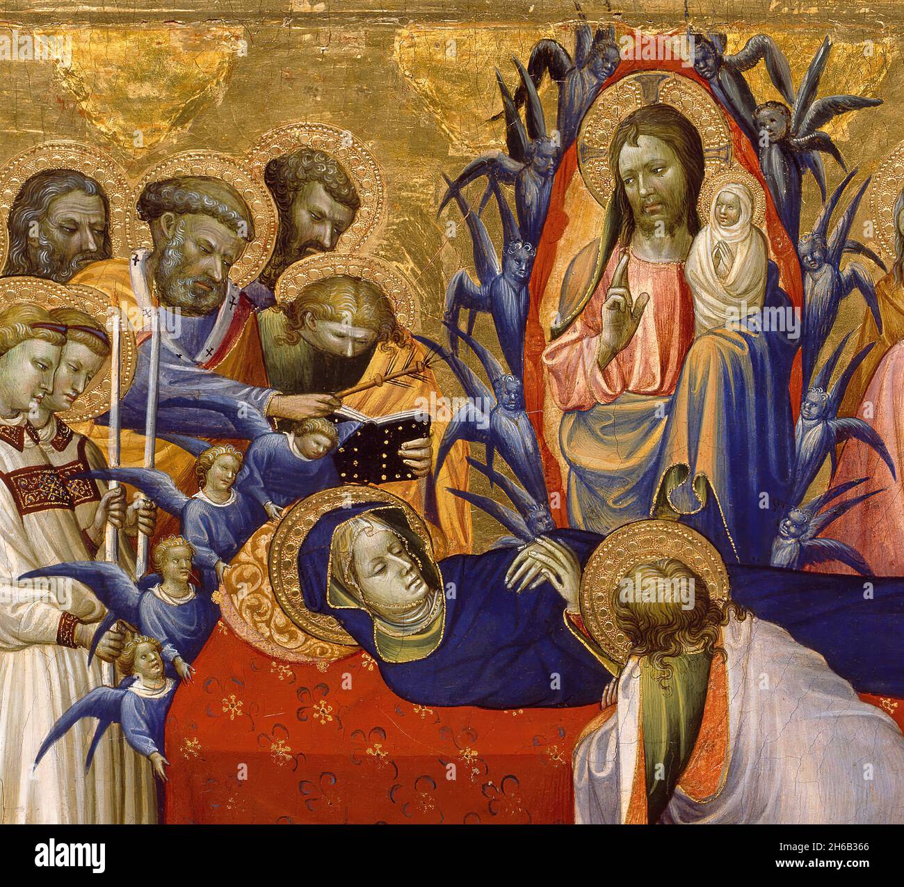 La vierge sur son lit de mort Banque de photographies et d’images à ...