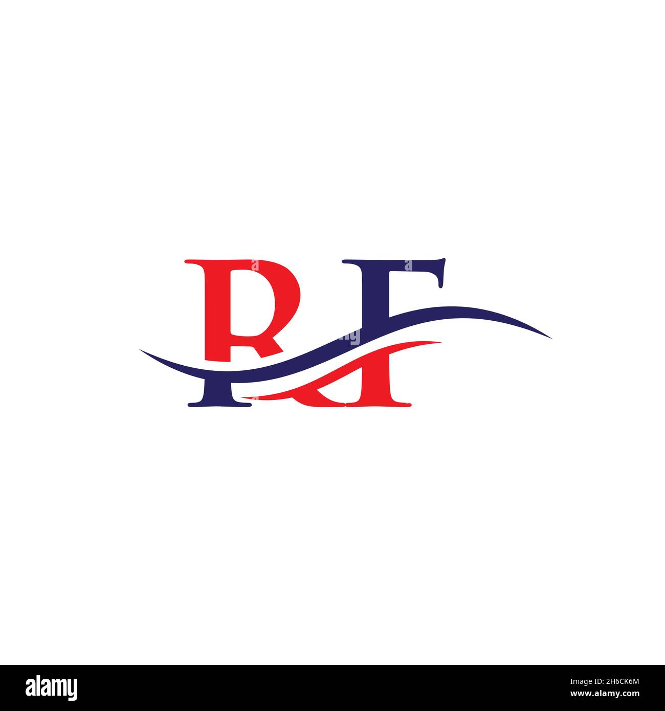 Logo RF Letter Linked pour l'identité de l'entreprise et de l ...