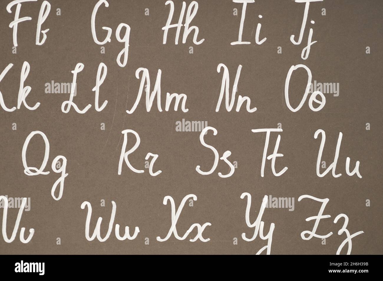 Lettres alphabet majuscule Banque de photographies et d’images à haute ...