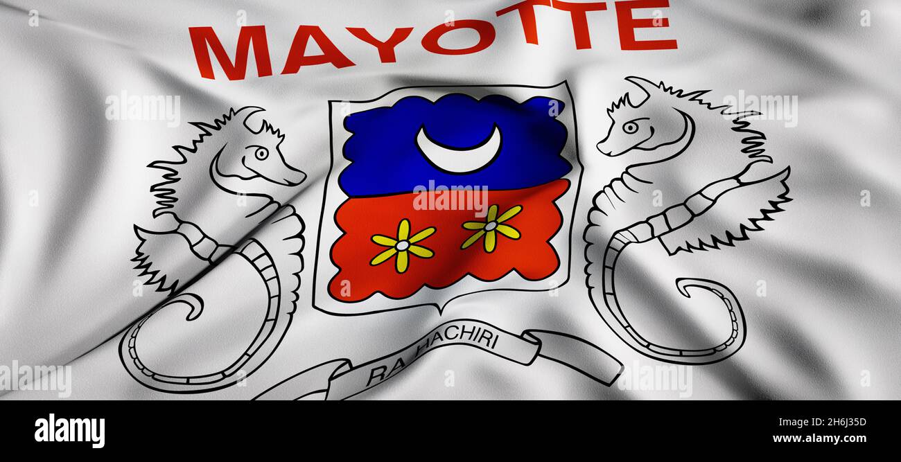 Drapeau mayotte Banque de photographies et d’images à haute résolution ...
