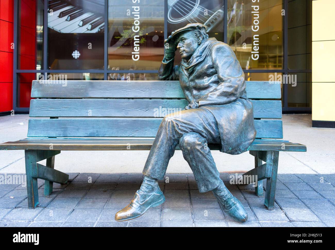 Sculpture de statue de Glenn Gould, Toronto, Canada Photo Stock - Alamy