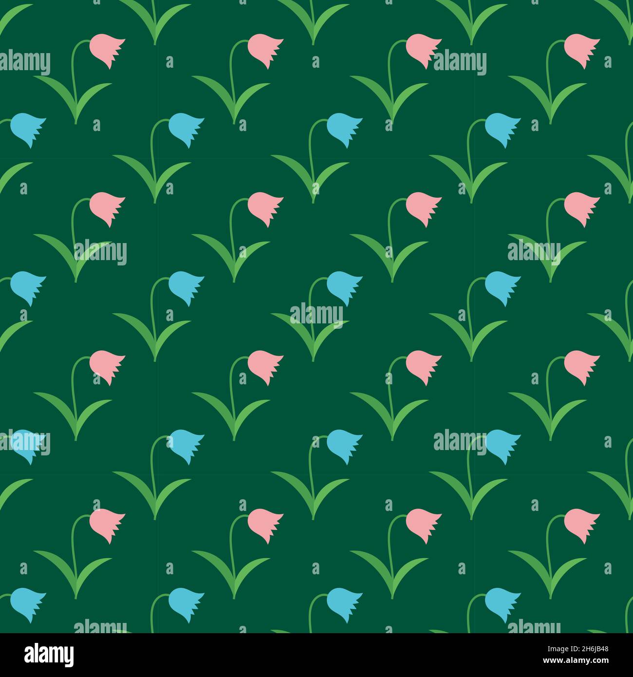 Bois cloche bleue Banque d'images vectorielles - Alamy