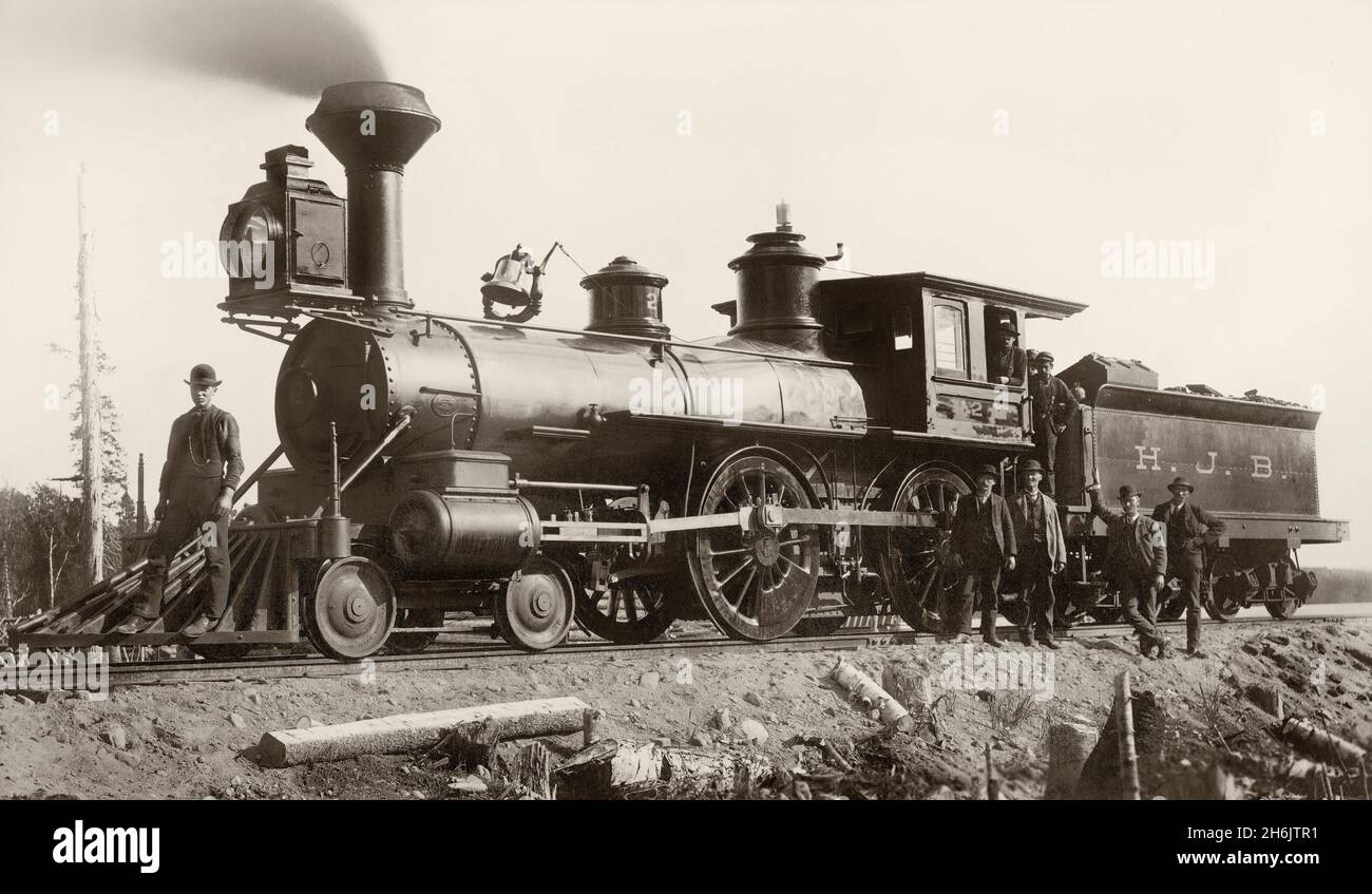 Locomotive vapeur 19e siecle Banque de photographies et d’images à ...
