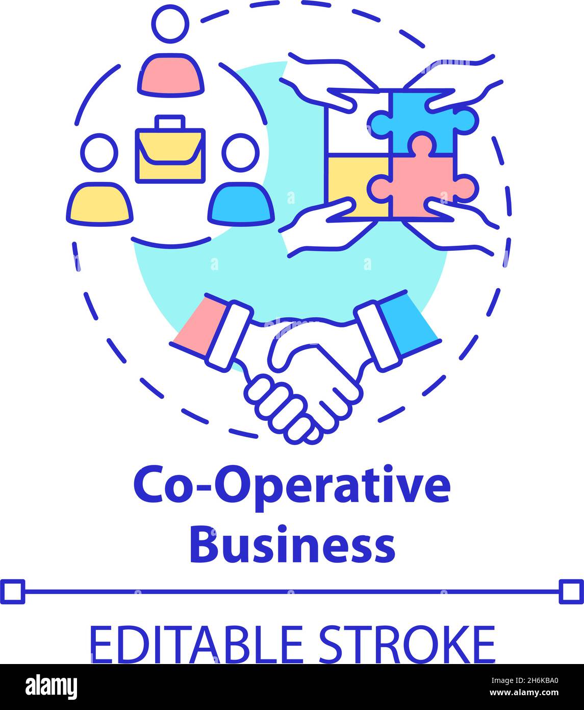 Logo co op Banque d'images vectorielles - Alamy