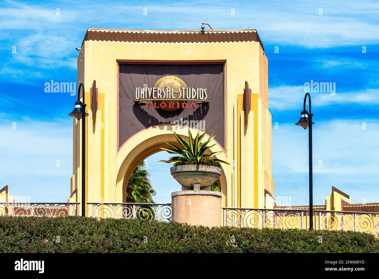 Entrance to universal studios orlando Banque de photographies et d ...