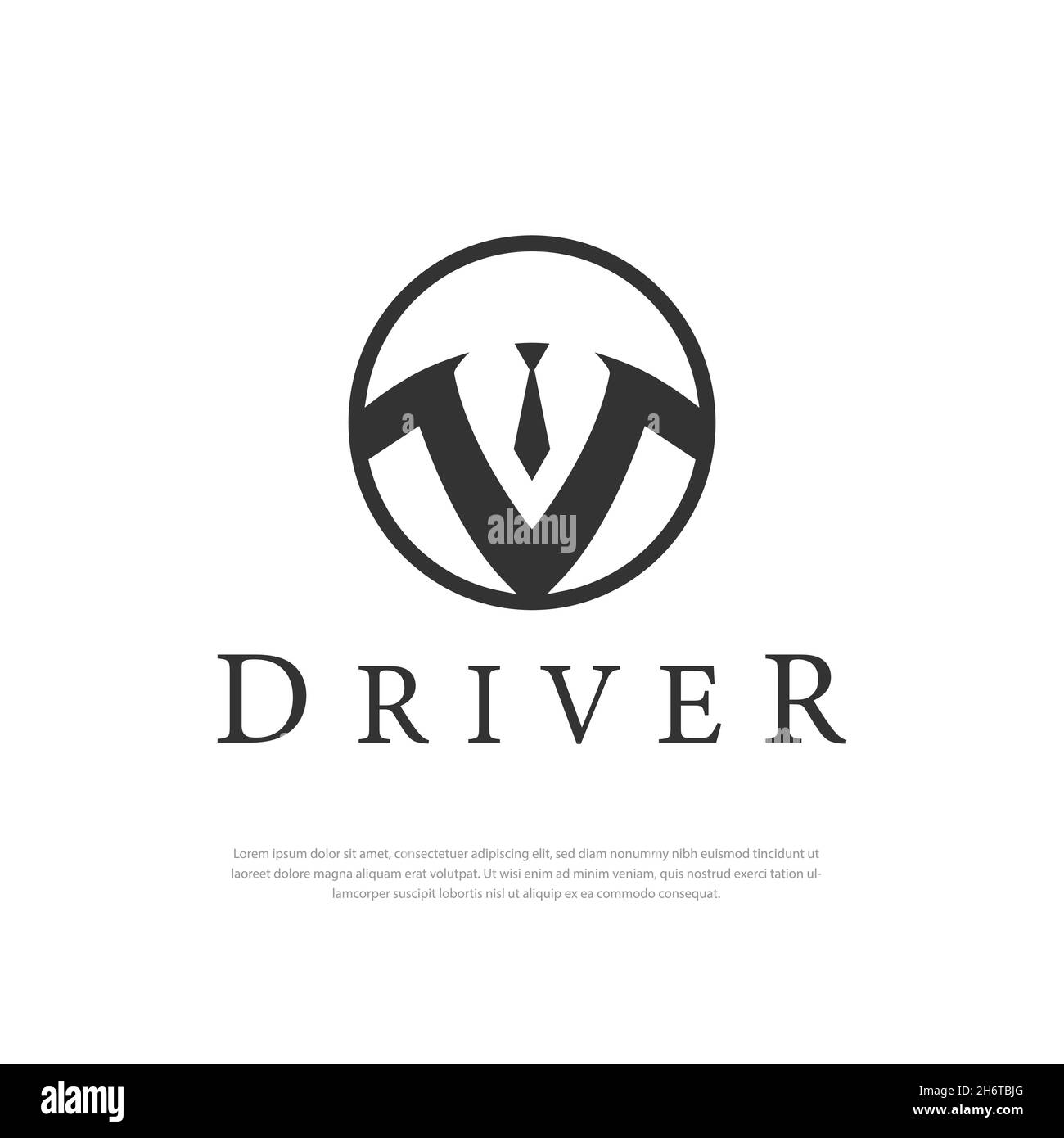 Illustration vectorielle de modèle de logo de service de pilote ...