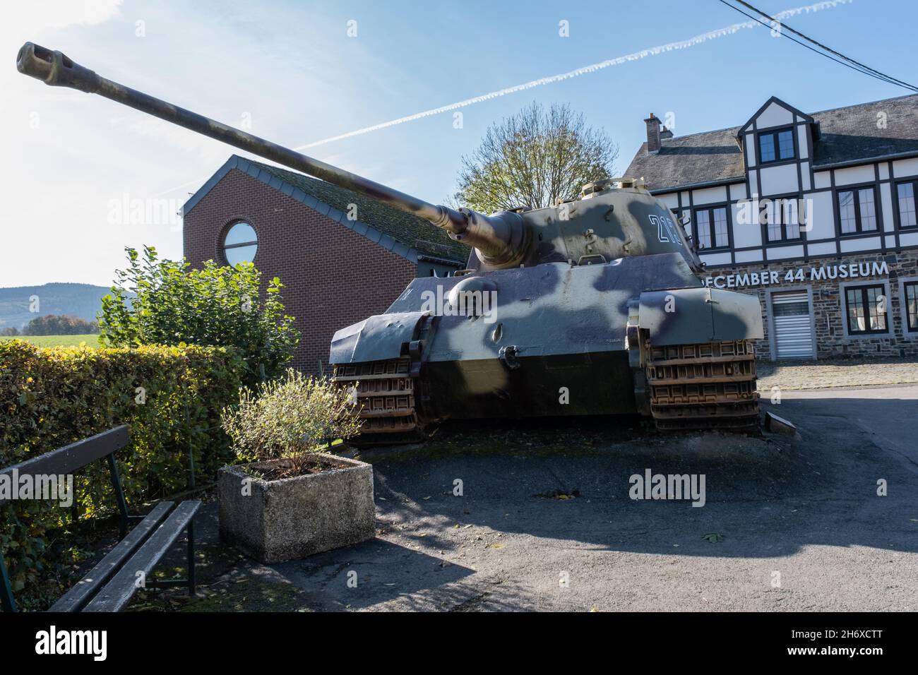 Stoumont, Belgique - 29 octobre 2021.Ce char allemand Tiger II (Panzer ...