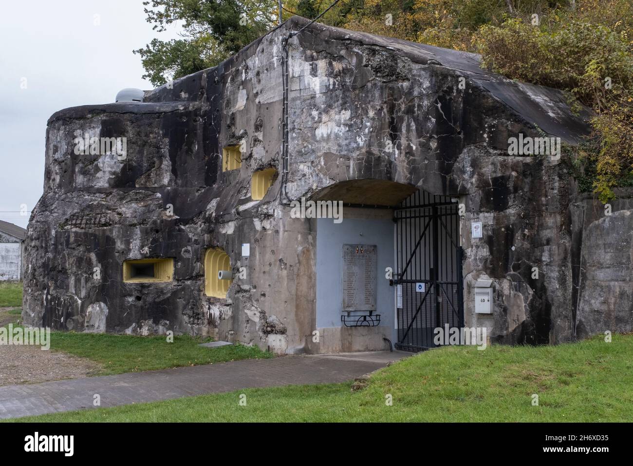 Eben-Emael, Belgique - 30 octobre 2021.Fort Eben-Emael était l'une des ...