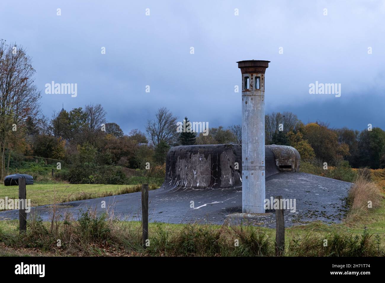 Herve, Belgique - 2 novembre 2021 : le fort de Battice fut construit ...