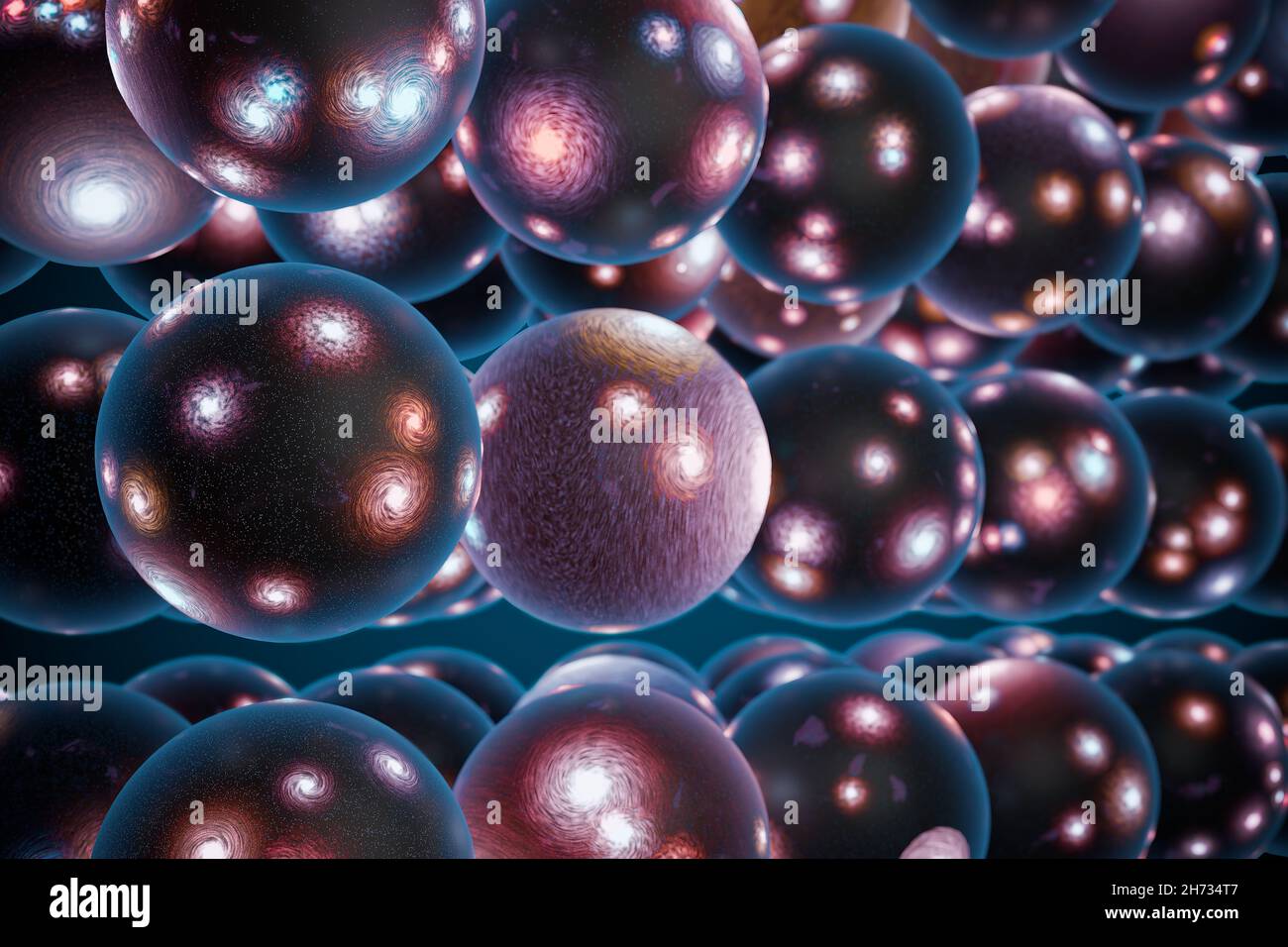 Univers multiples en multiverse.De nombreux univers parallèles dans de ...