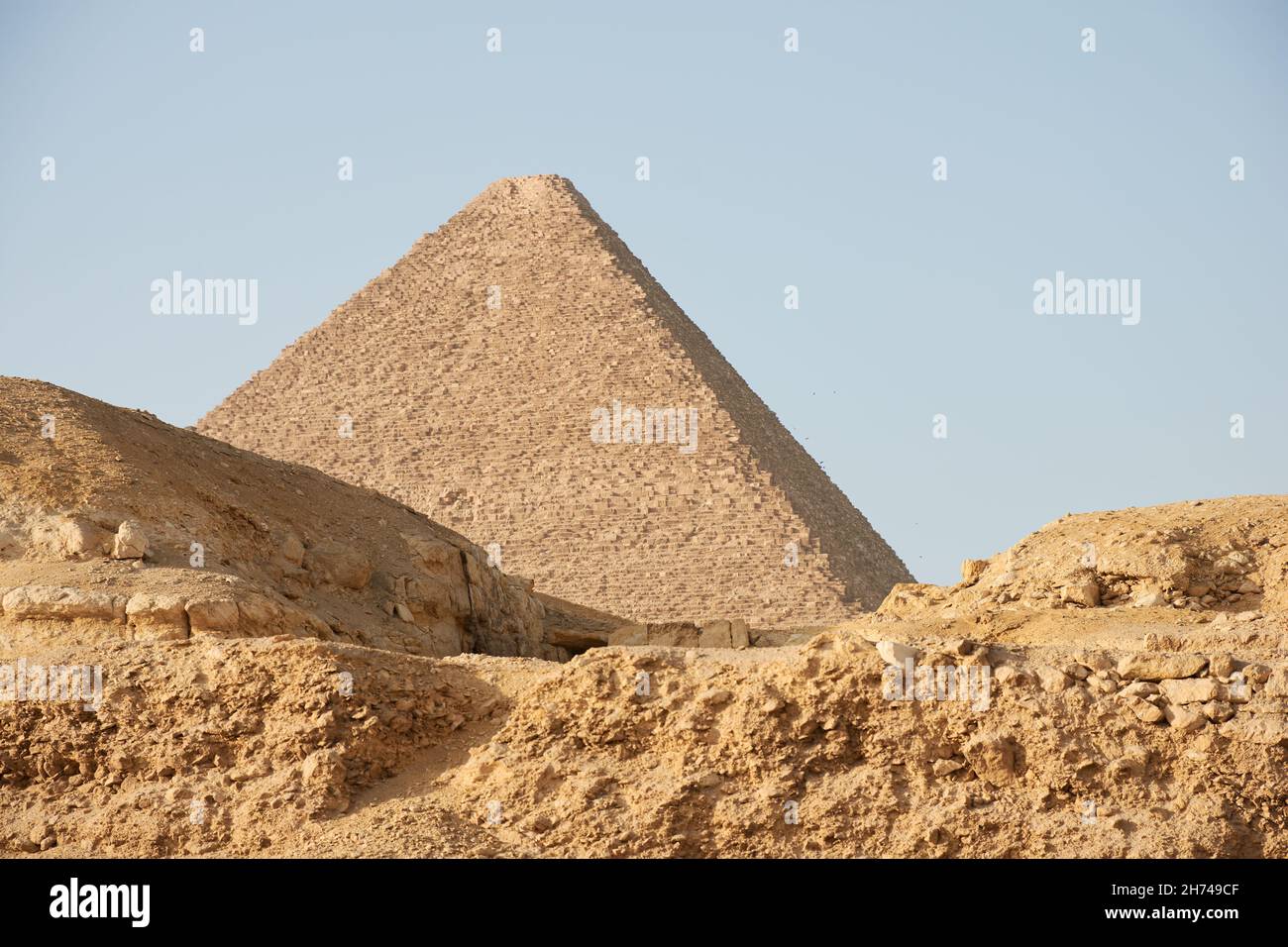 La Grande Pyramide de Gizeh (également connue sous le nom de Pyramide de Khufu ou Pyramide de ...