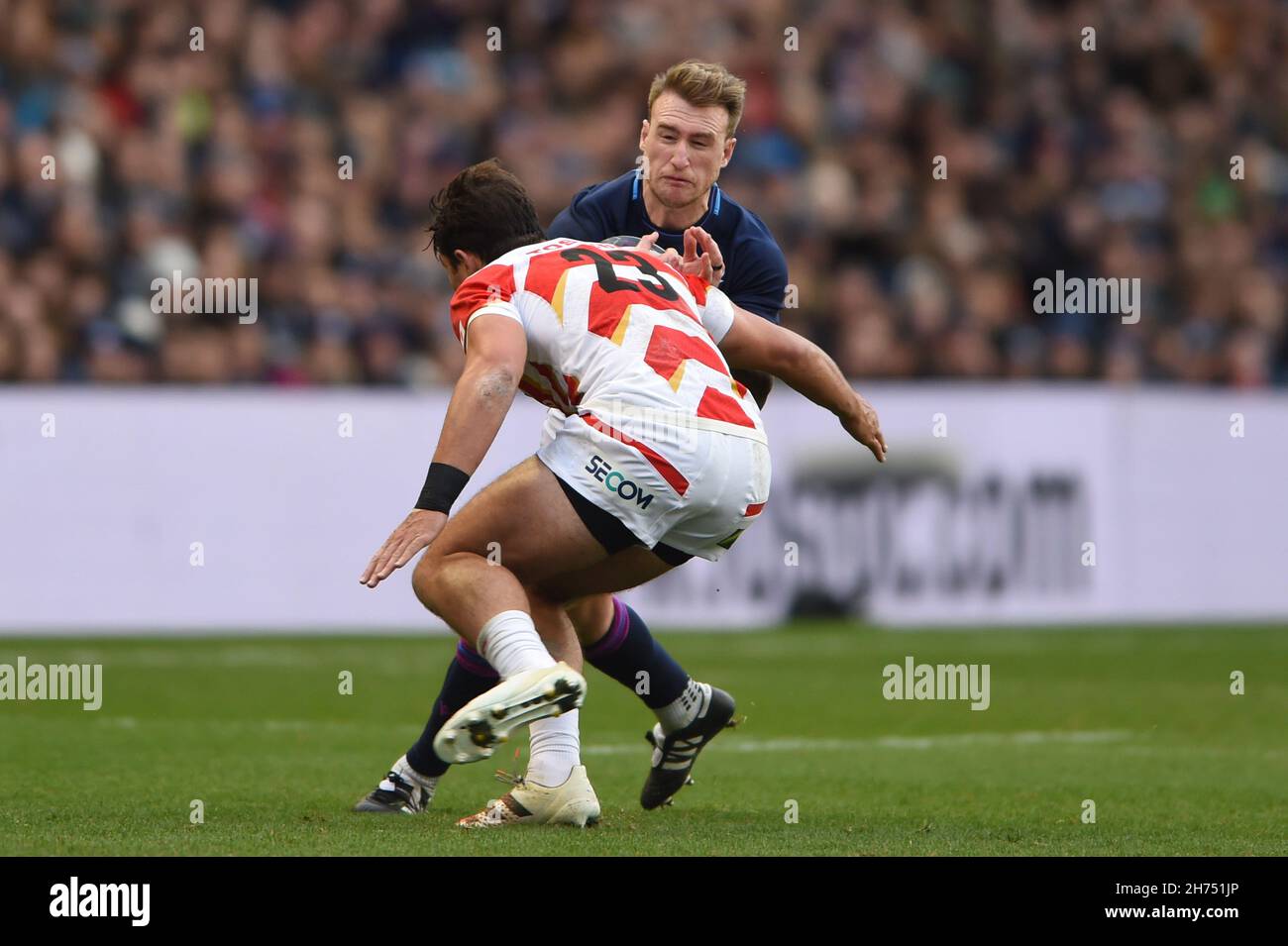Stuart hogg 2021 ecosse rugby Banque de photographies et d’images à ...