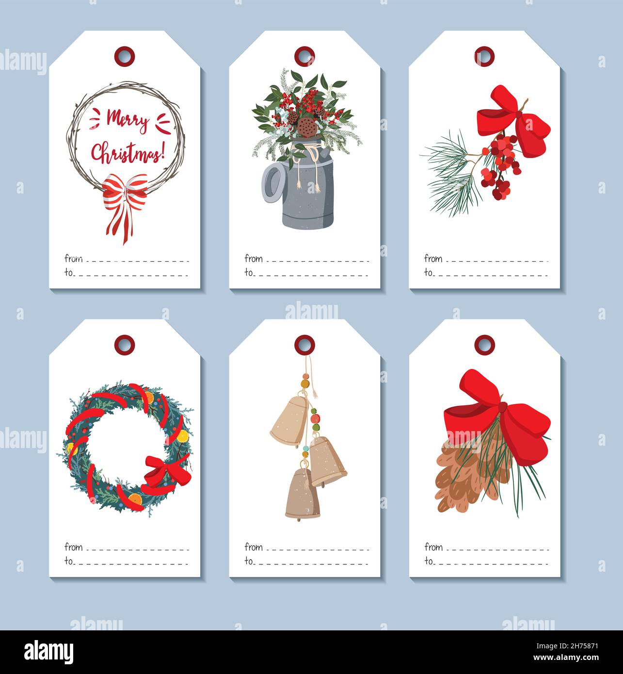 Cloche de voeux Banque d'images vectorielles - Alamy