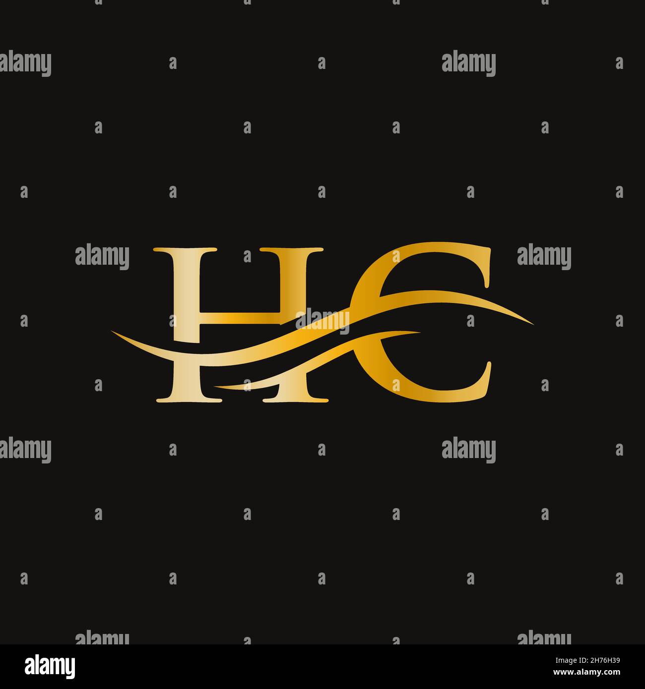 Hc logo Banque d'images vectorielles - Alamy