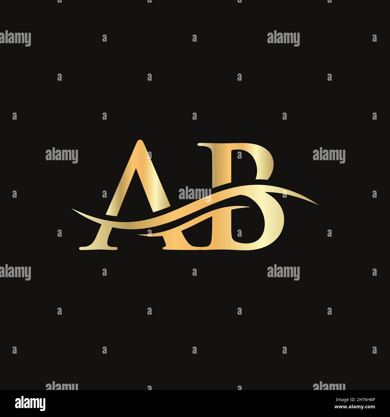 Letter ab logo Banque de photographies et d’images à haute résolution ...